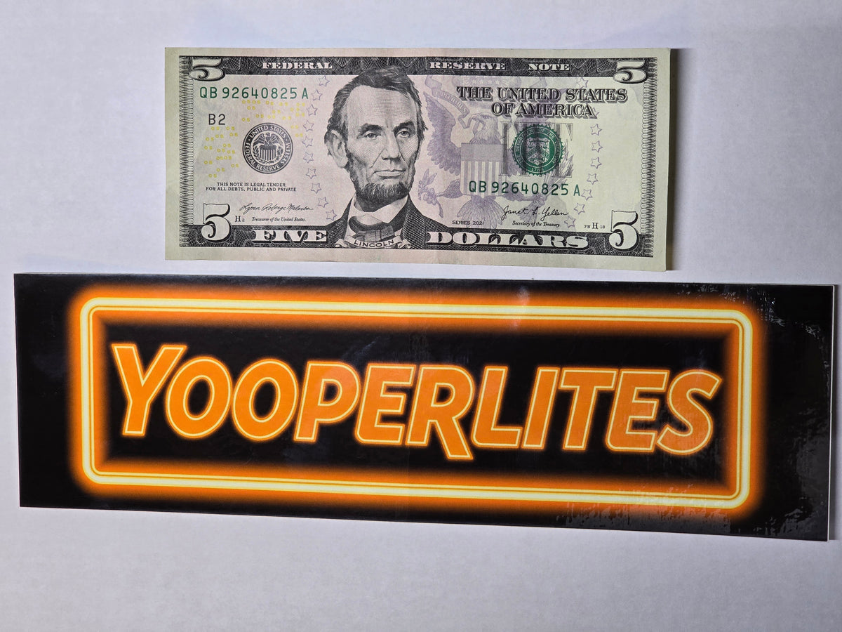Yooperlites 10x3 Bumper Sticker
