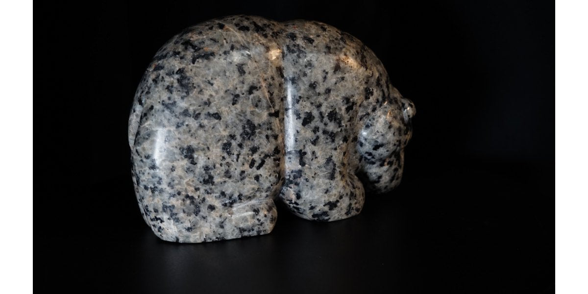 Yooperlites Radiant Bear #3 - Zuni Carving - Brian Yatsattie